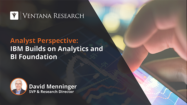 ISG Software Research Analyst Perspectives | IBM ISG Software Research Analyst Perspectives | IBM